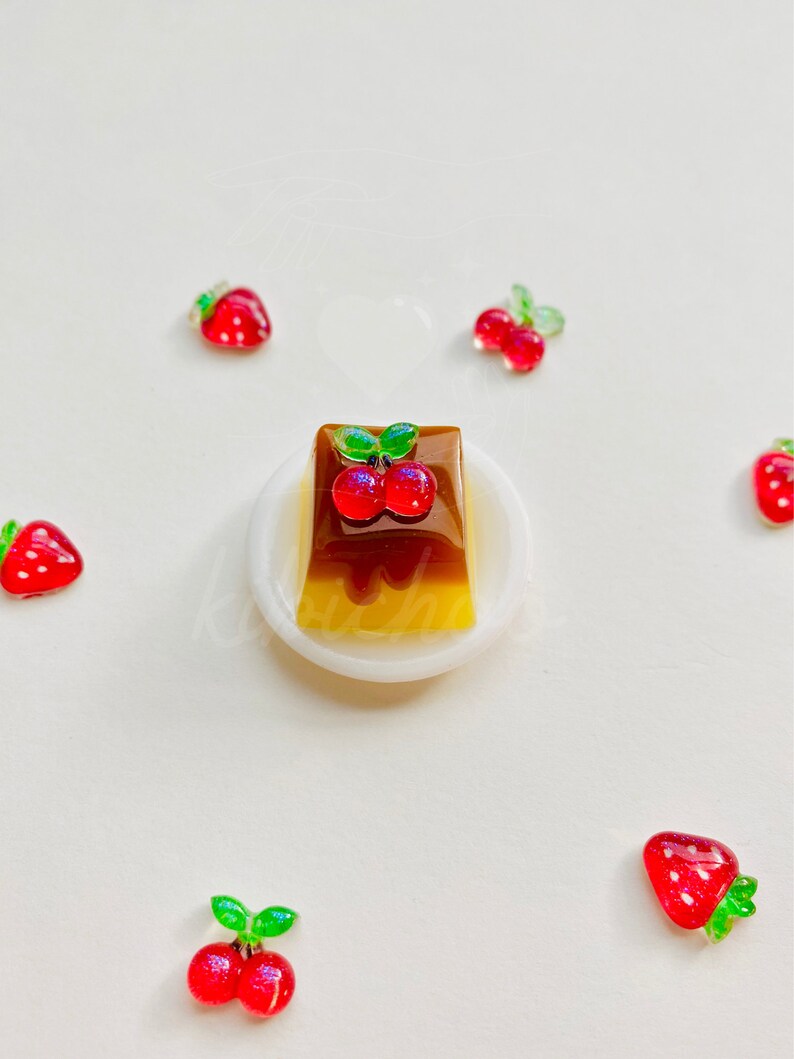 Pudding Keycap Flan Keycap Dessert Keycap Food Keycap Kawaii Keycap ...
