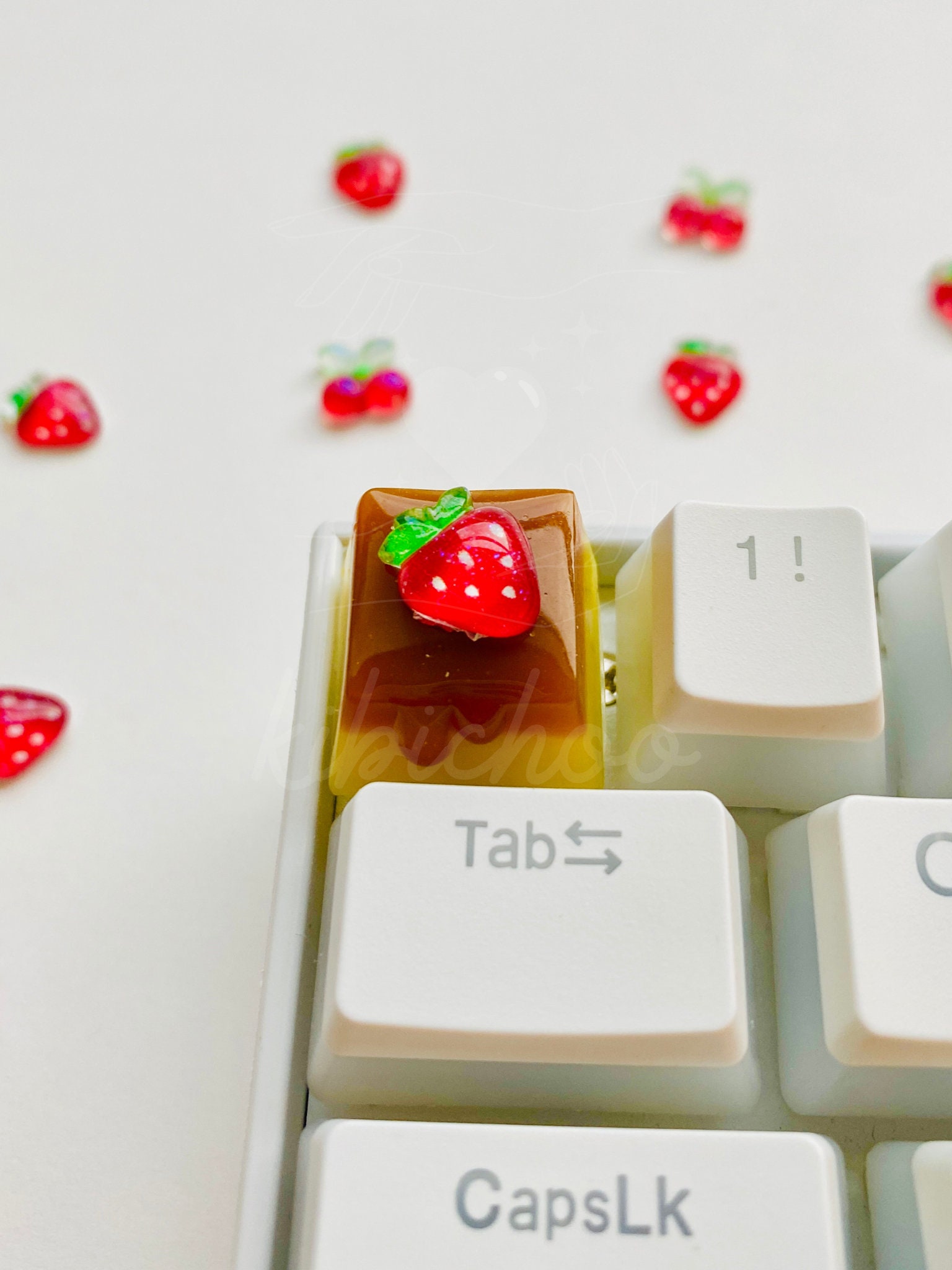 Pudding Keycap Flan Keycap Dessert Keycap Food Keycap Kawaii Keycap ...