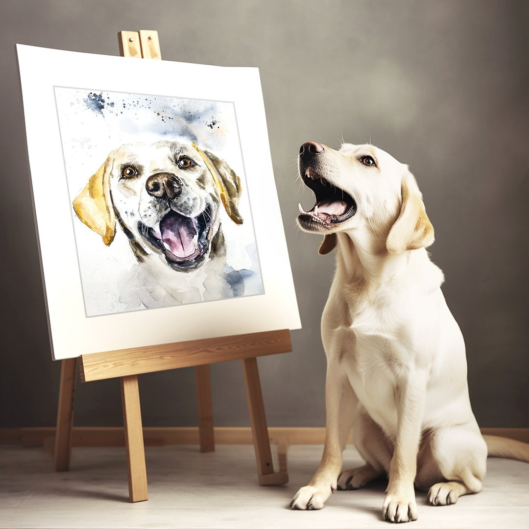 Watercolor Pet Portrait, Custom Dog Portraits, Custom Portrait Pet, Pet ...