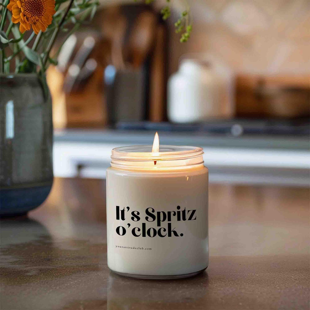 It's Spritz O'clock Candle – Funny Aperol Spritz Candle, Cocktail ...