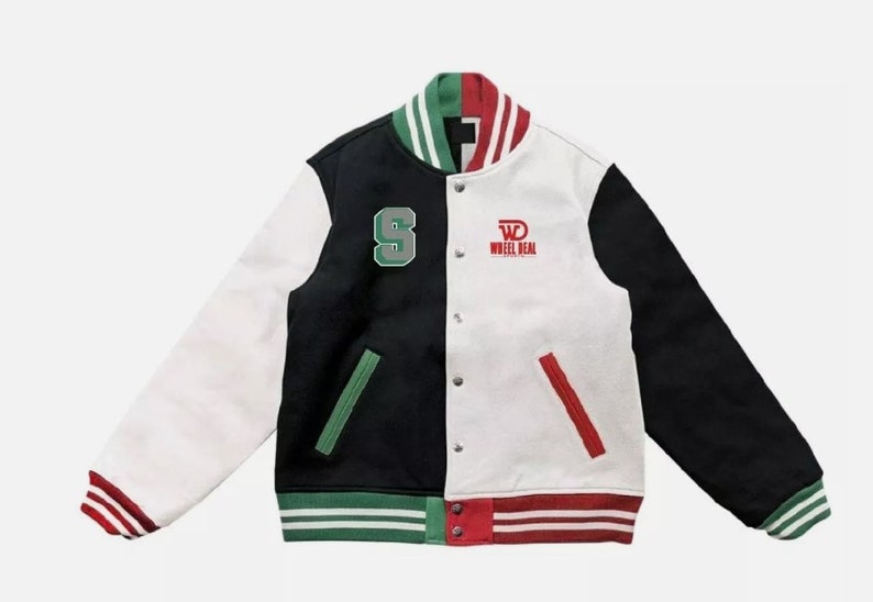 Varsity Jacket Wool Embroidery Logo All Sizes - Etsy