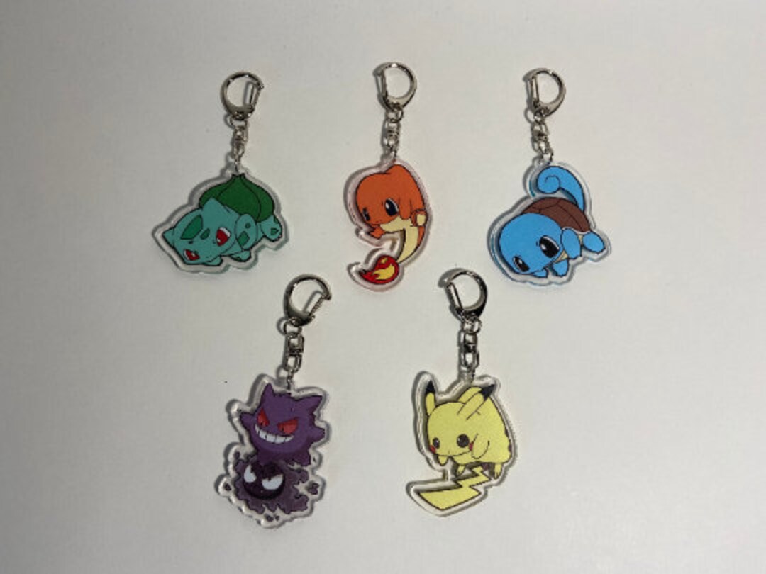 Kawaii Cute Monster Acrylic Keychains - Etsy