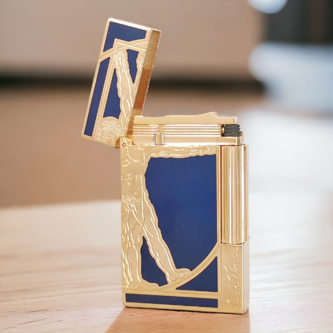 Gentlemens Lighter, Vitruvian Man Butane Flint Lighter Da Vinci - Etsy
