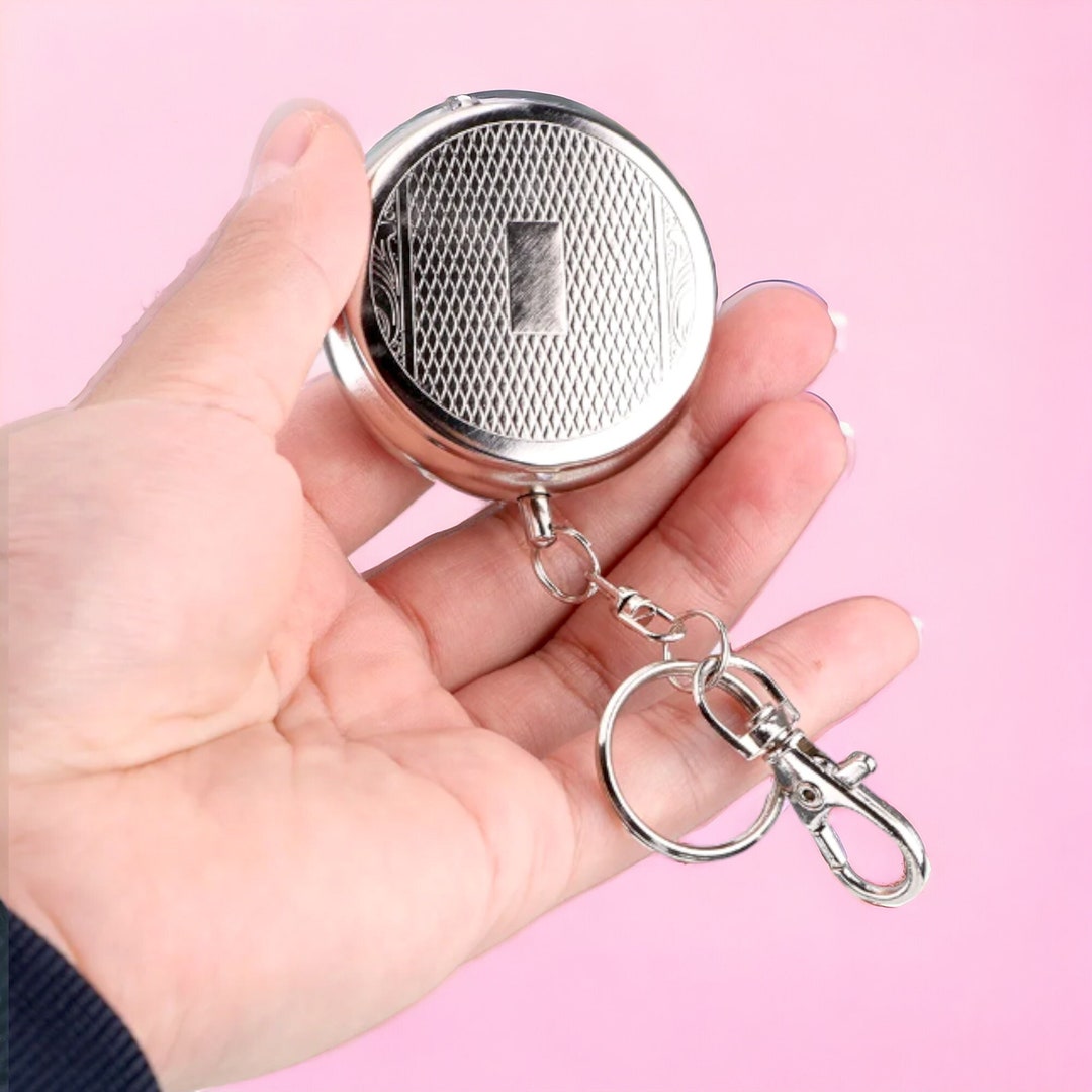 Ashtray With Key Chain Pocket Ashtray Portable Mini Stainless Steel - Etsy