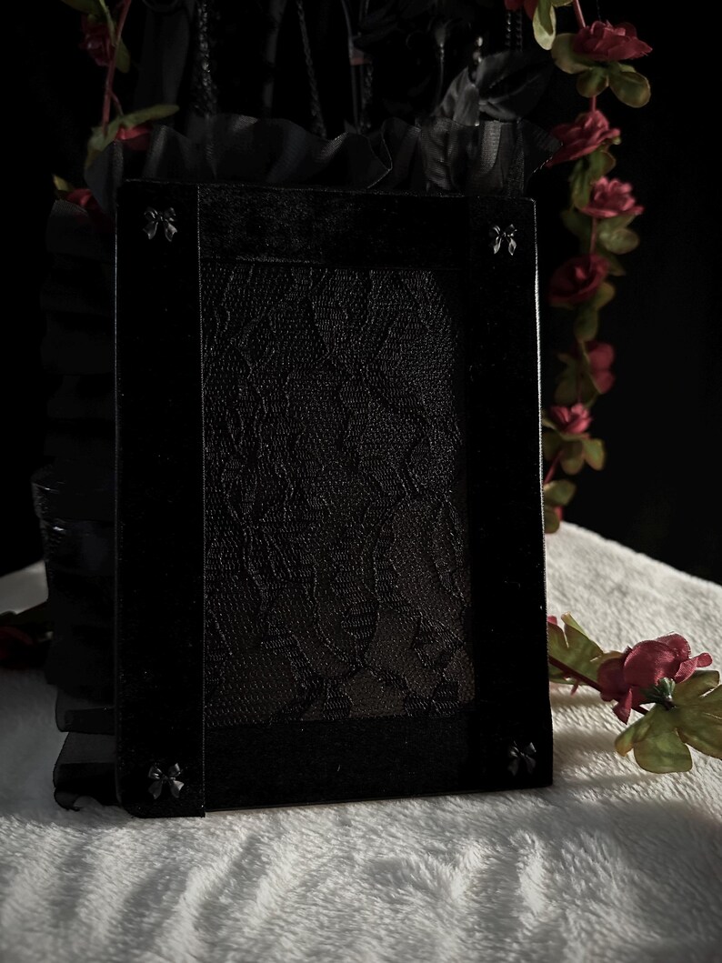 Handmade Vintage Gothic Bow Y2K Journal Cover - Etsy