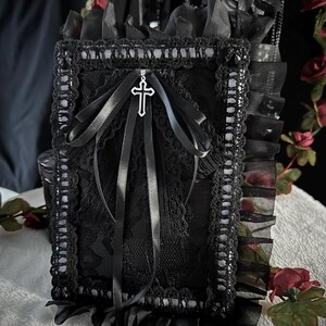 Handmade Vintage Gothic Bow Y2K Journal Cover - Etsy