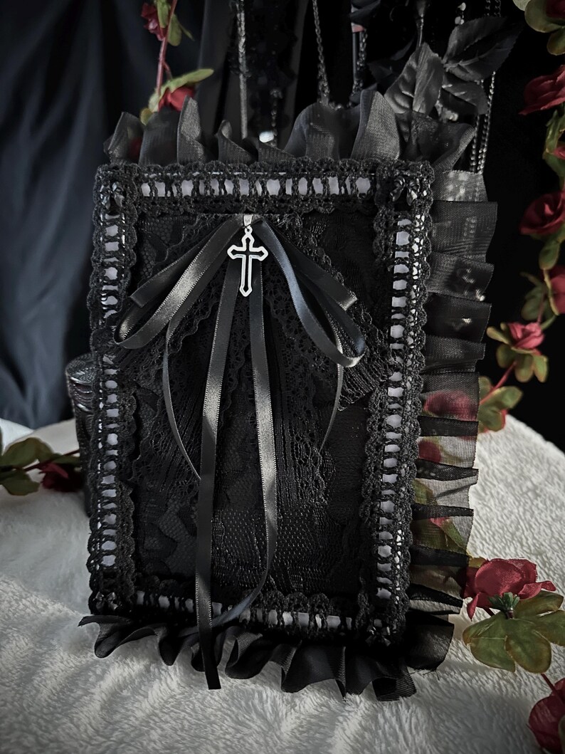 Handmade Vintage Gothic Bow Y2K Journal Cover - Etsy