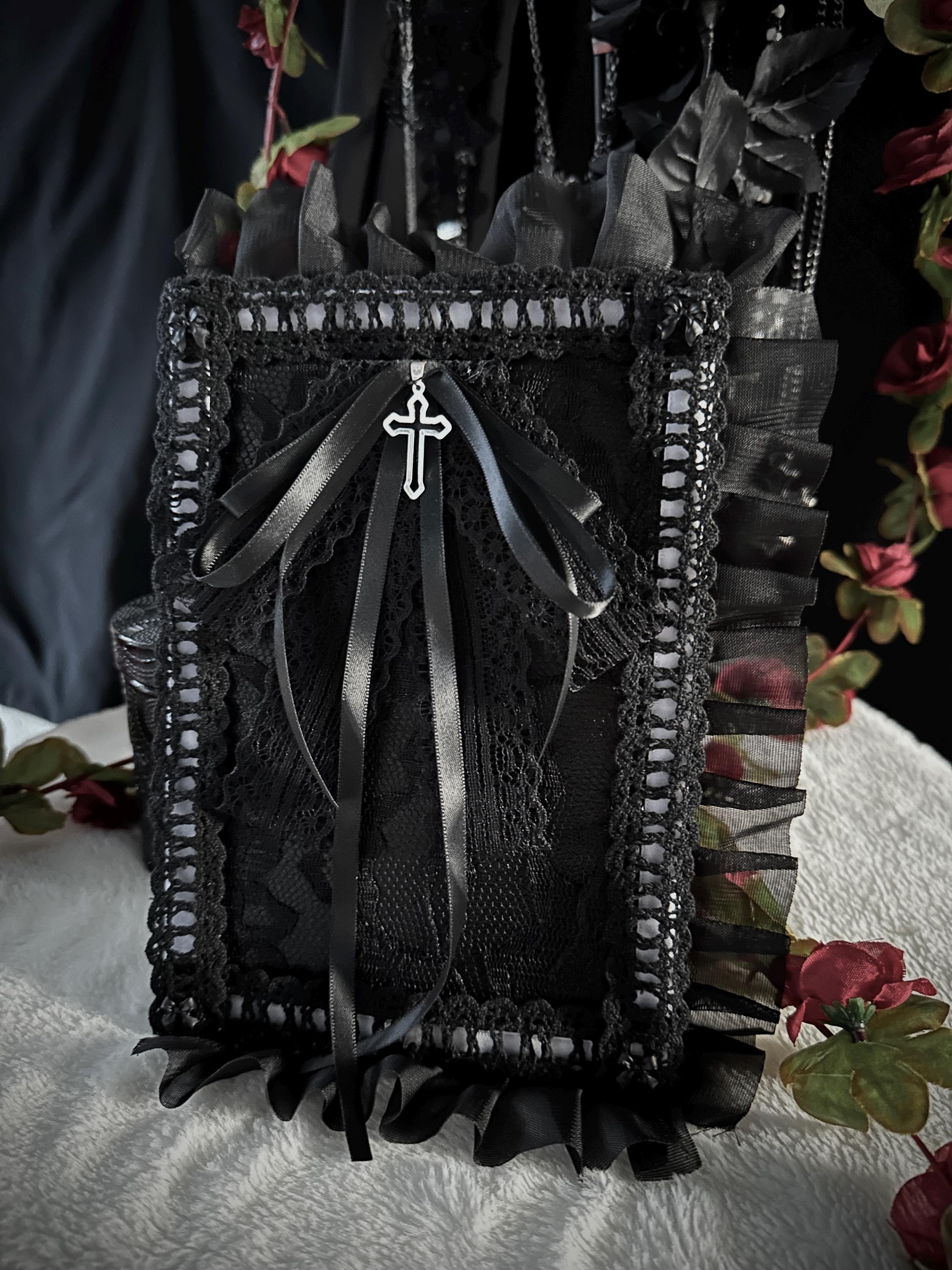 Handmade Vintage Gothic Bow Y2K Journal Cover - Etsy