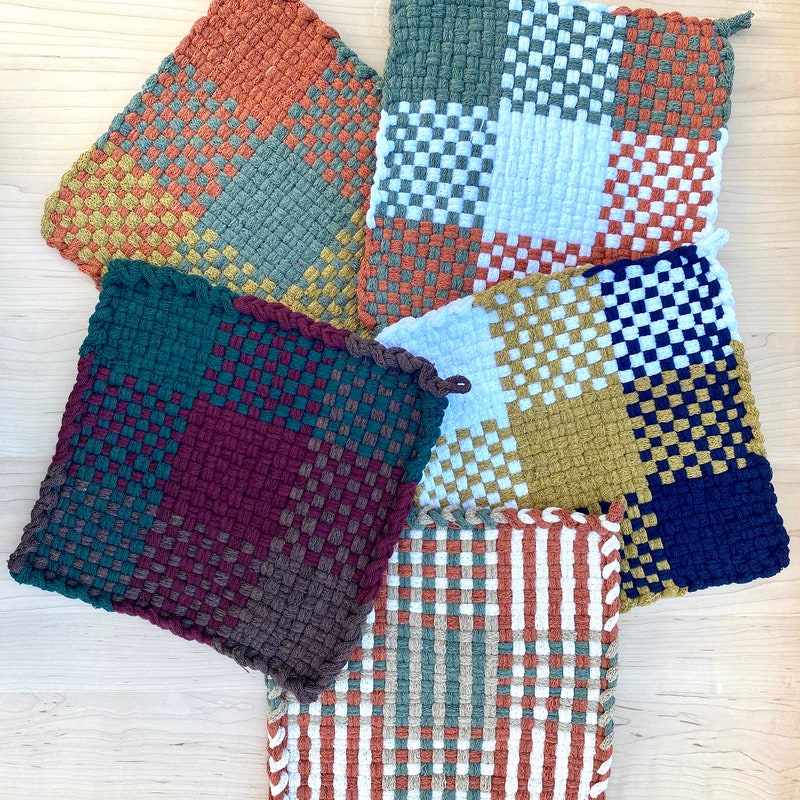 Woven Pot Holder - Etsy