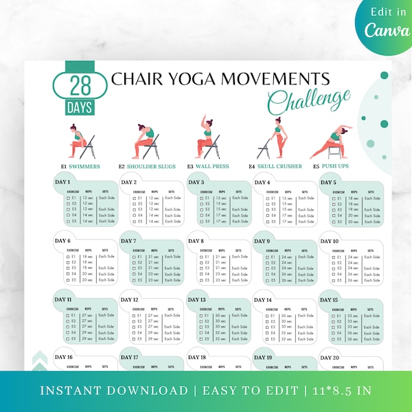 Yoga Class Plan - Etsy