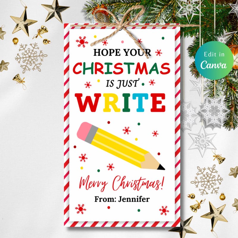 Christmas Treat Tags - Etsy