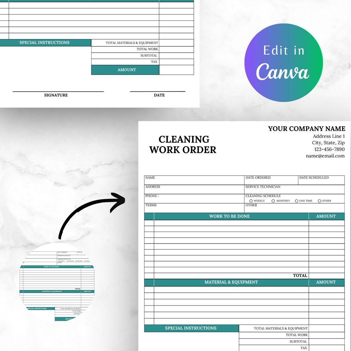 CLEANING PROPOSAL FORM, Checklist, Cleaning Business, Office Cleaning ...