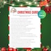 PRINTABLE GUESS the Christmas CAROL, Christmas Party Game, Christmas ...
