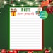 PRINTABLE ELF NOTECARD, Shelf, Elf Shelf, Printable Notes Elf, Notes ...