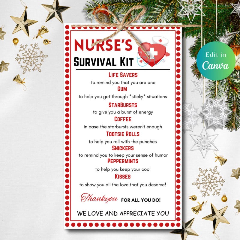 Nursing Survival Kit - Etsy