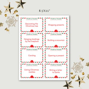 CHRISTMAS CHARADES, FUN Christmas Games, Christmas Party Game, Office ...