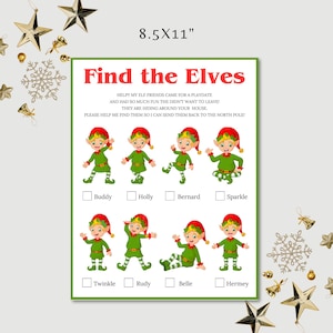 Editable Elf on the Shelf SCAVENGER HUNT, Scavenger Hunt, Kids Game ...