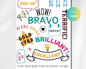 End of School Year Letter Printable, Goodbye Letter to Student ...
