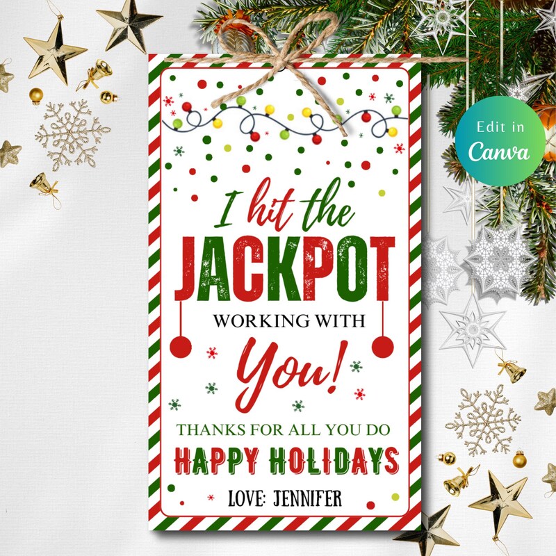 I Hit the Jackpot With You Printable - Etsy