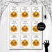 Editable HALLOWEEN GIFT Tags for Kids Favors, Print on Kraft Paper ...