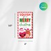 Editable SQUISH CHRISTMAS Tag, Squishing You a Merry CHRISTMAS, Fun ...