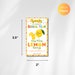 Editable Lemonade Gift Tags, Teacher Appreciation Staff, Volunteer ...