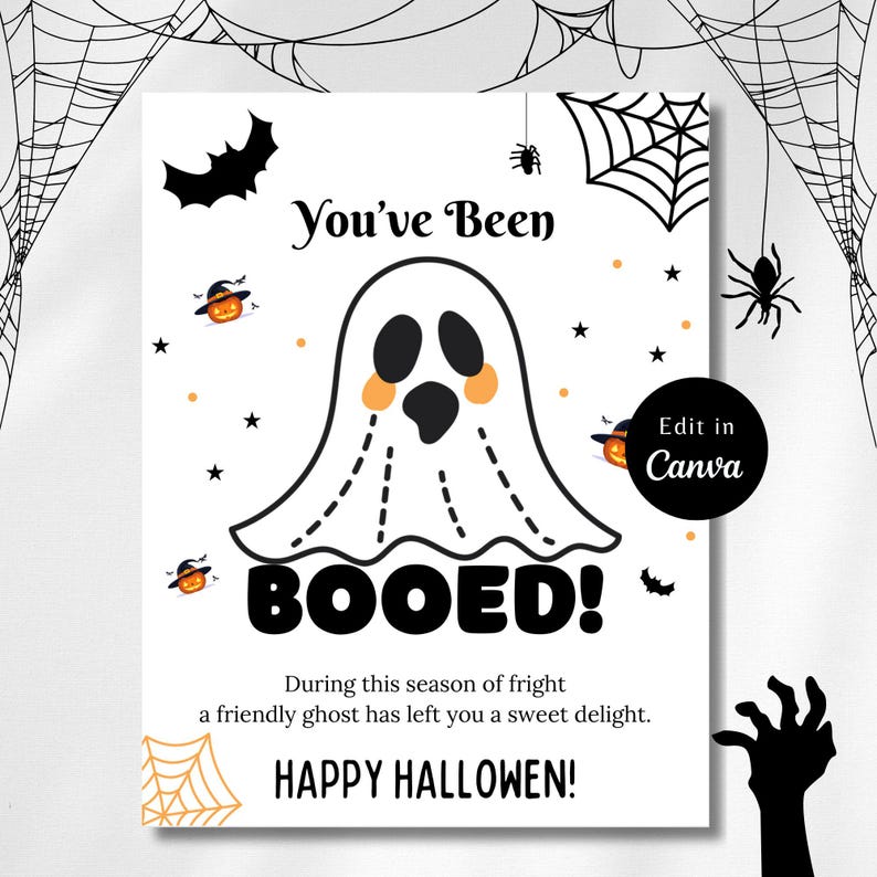 Editable YOU HAVE Been Booed, You Have Been Booed, Printable, You've ...