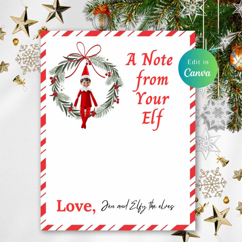 Elf Notes - Etsy