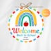 Editable WELCOME BACK to School Tags, First Day of School Gift TAG, 1st ...
