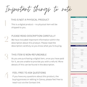 PERSONAL INFORMATION PAGE, Personal Data, Basic Info Template, Personal ...