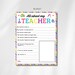 Editable Teacher Appreciation Questionnaire, Thank You for Being A ...