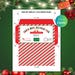 Editable Santa Envelope Template Printable, From Santa Claus, PRINTABLE ...