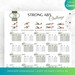 Editable 28 DAYS Strong Abs Workout Challenge, 30 DAYS Challenge ...