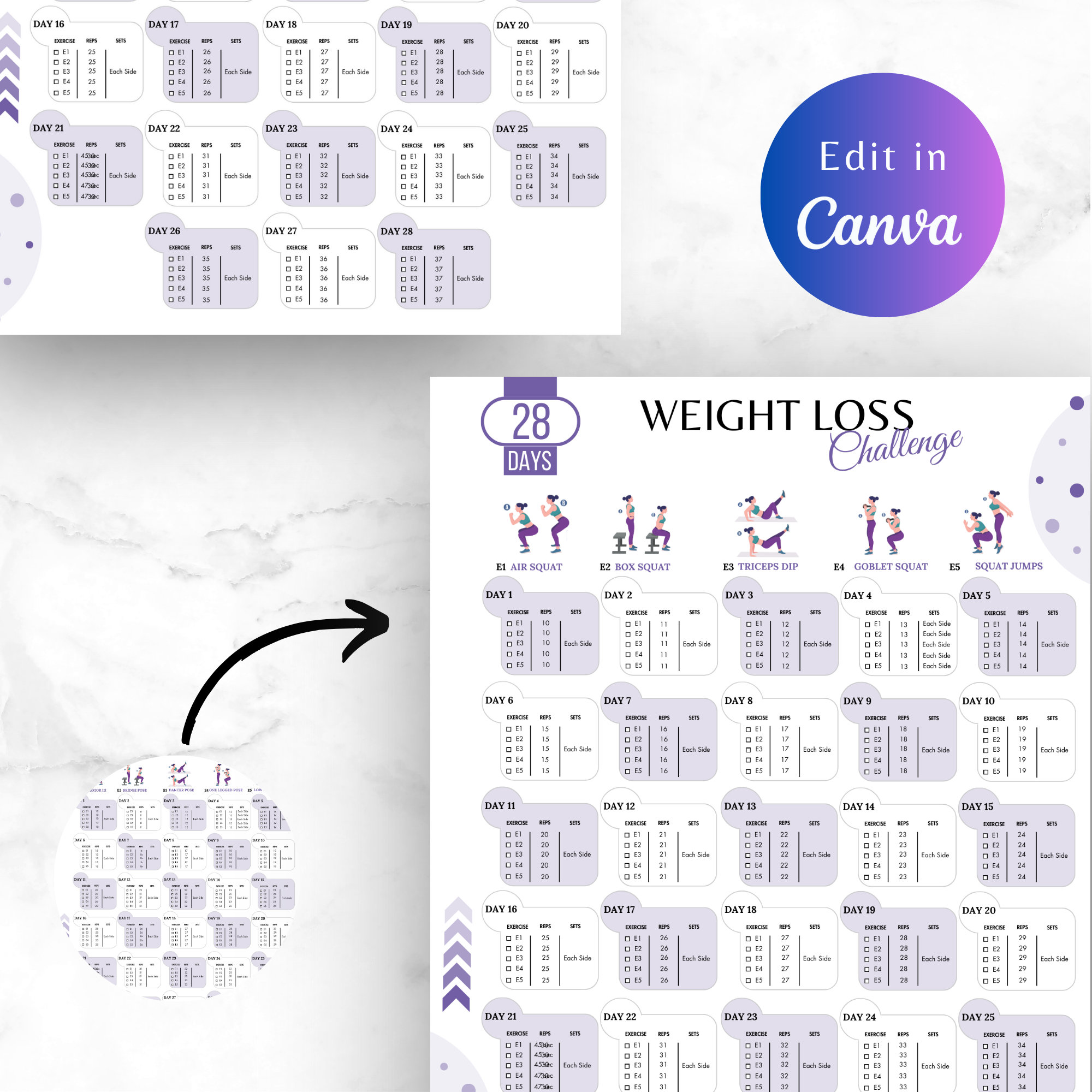 28 DAYS LOSE WEIGHT Challenge, Weight Lose Guide, Weight Management ...