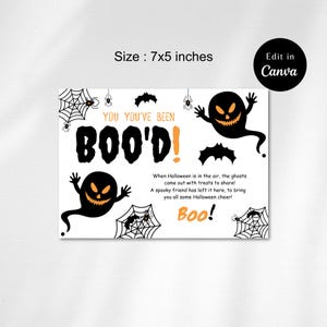 Editable YOU'VE BEEN Boo'd!, You've Been Boo'd, You've Been Boo'ed, Boo ...