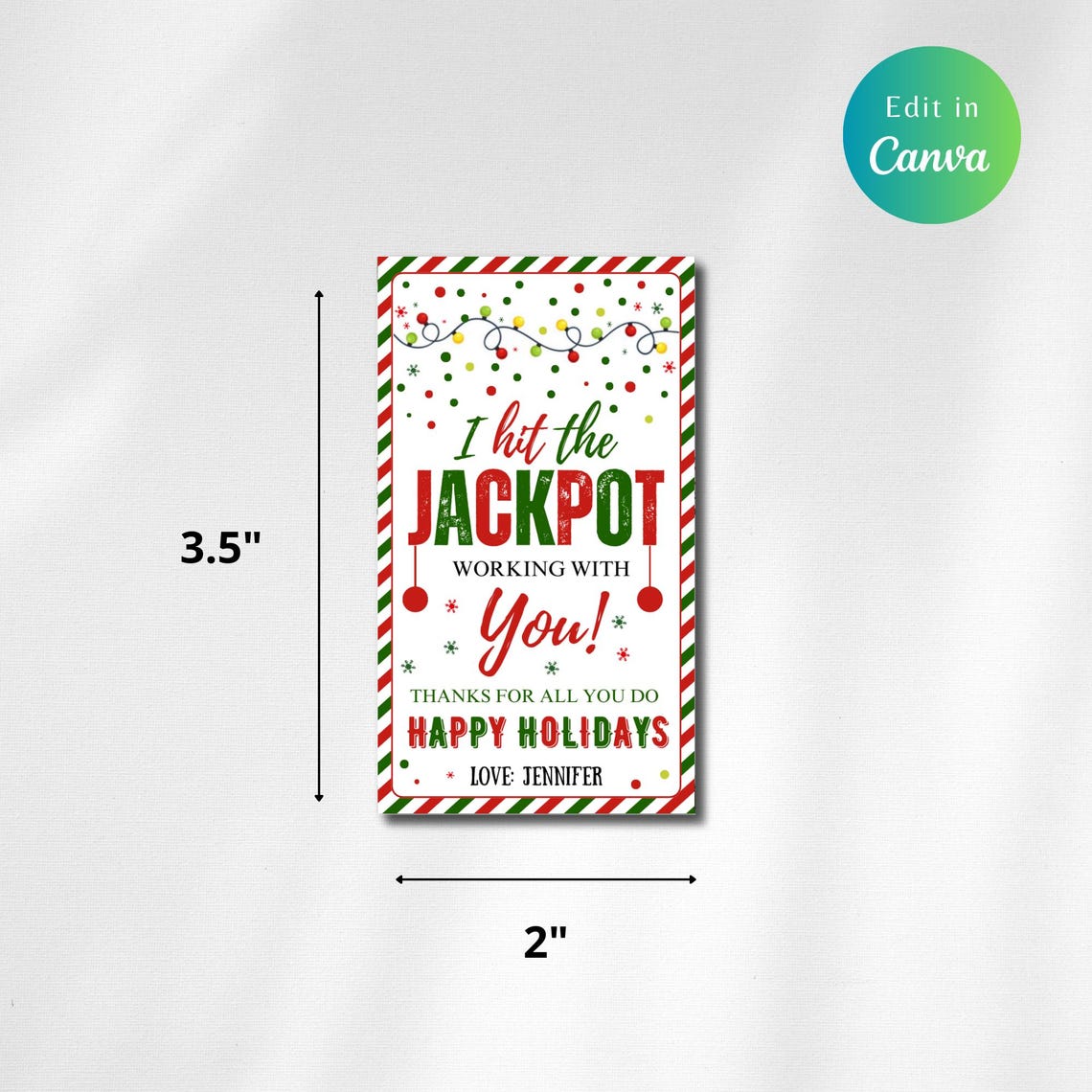 Editable TEACHER Tag, Hit the JACKPOT Working With You, LOTTERY Ticket ...