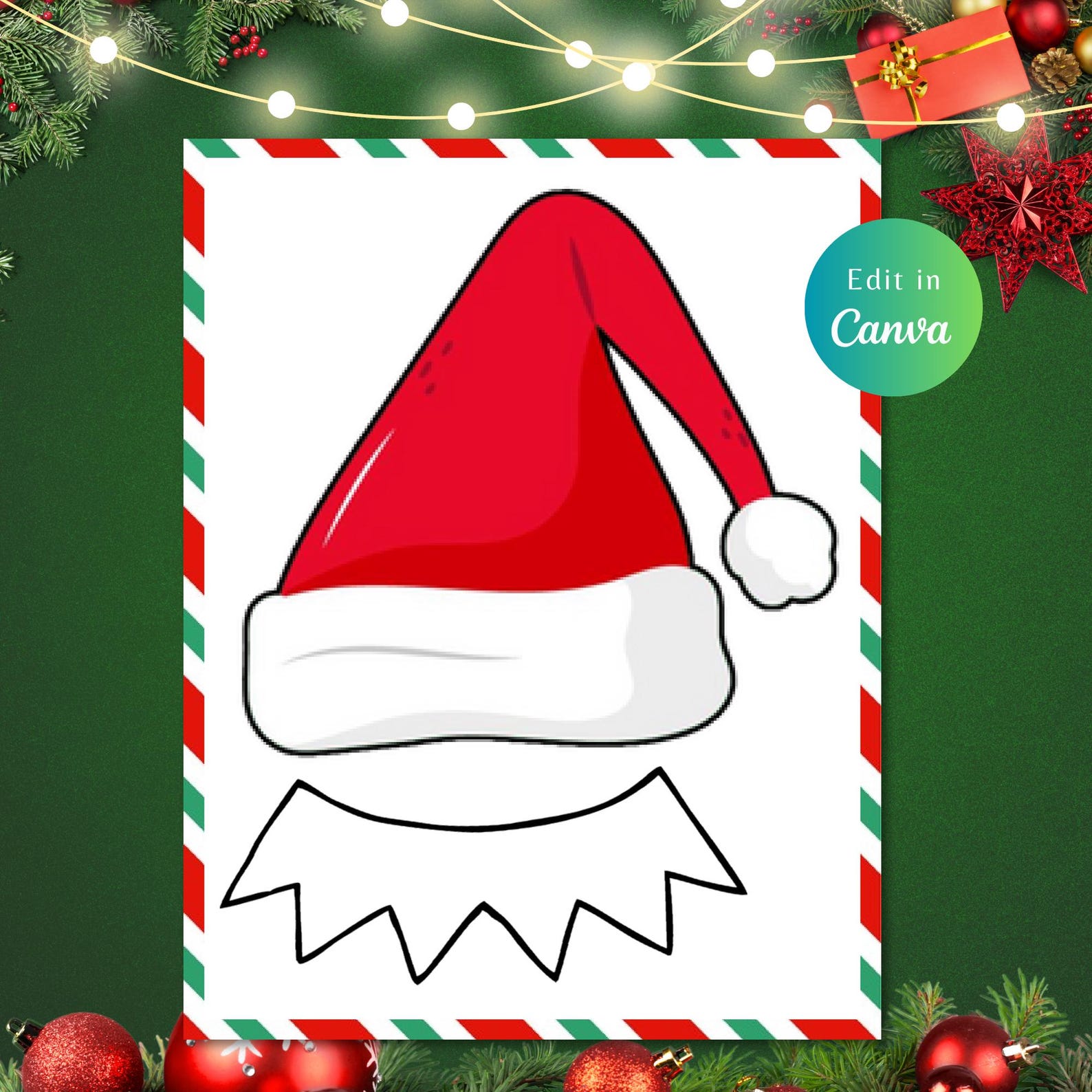 Printable CHRISTMAS ELF Yourself, Elf Crafts, Kids Christmas Craft, Diy ...