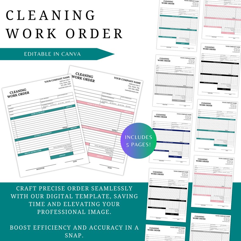 CLEANING PROPOSAL FORM, Checklist, Cleaning Business, Office Cleaning ...