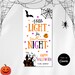 Editable A LITTLE Bit of Light for Halloween Night, Halloween Favors ...