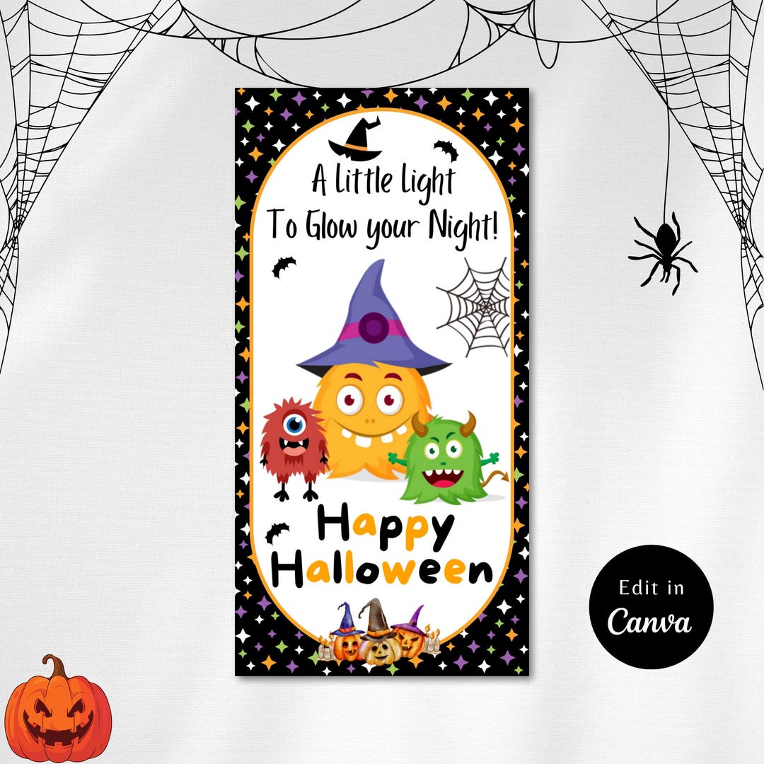 Editable A LITTLE Light to Glow Your Night, a Little Light For, for ...