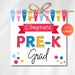 Editable Graduation Tags, Prek Graduation Tags, Pre-k Graduation, End ...