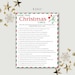 PRINTABLE GUESS the Christmas CAROL, Christmas Party Game, Christmas ...