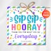 Editable Sip Sip Hooray Appreciation Gift Tag, Printable Sip Sip Hurray ...