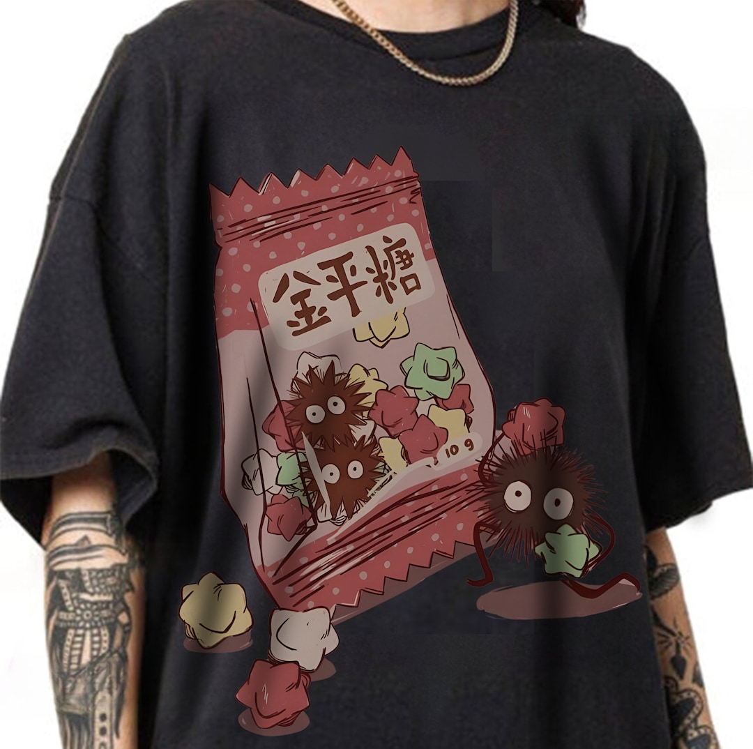 Anime Shirt, Inspired Soot Sprites, Anime T-shirt, Anime Sweatshirt ...