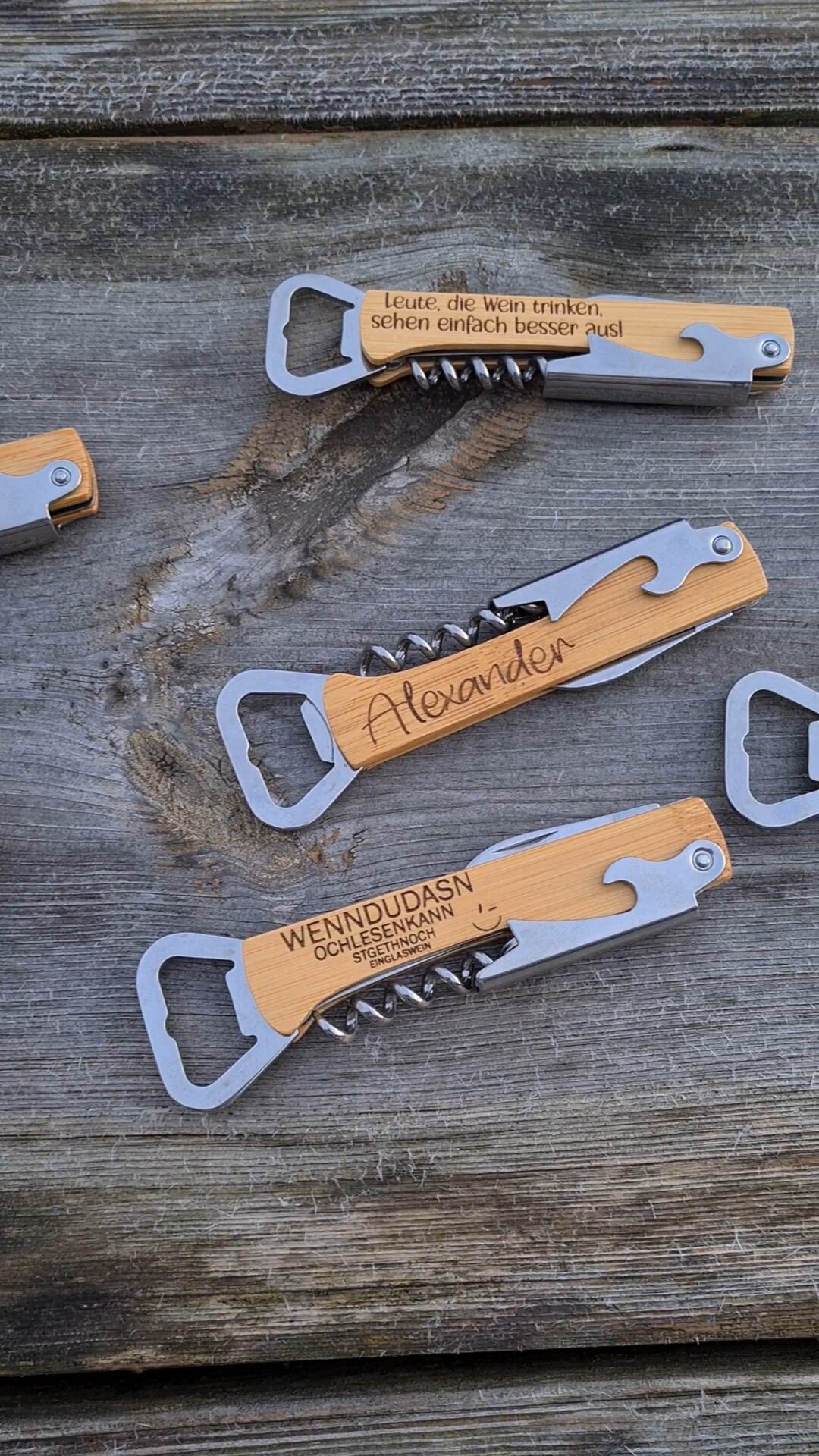 Corkscrew Personalized With Name and Desired Engraving. Nice Wine ...