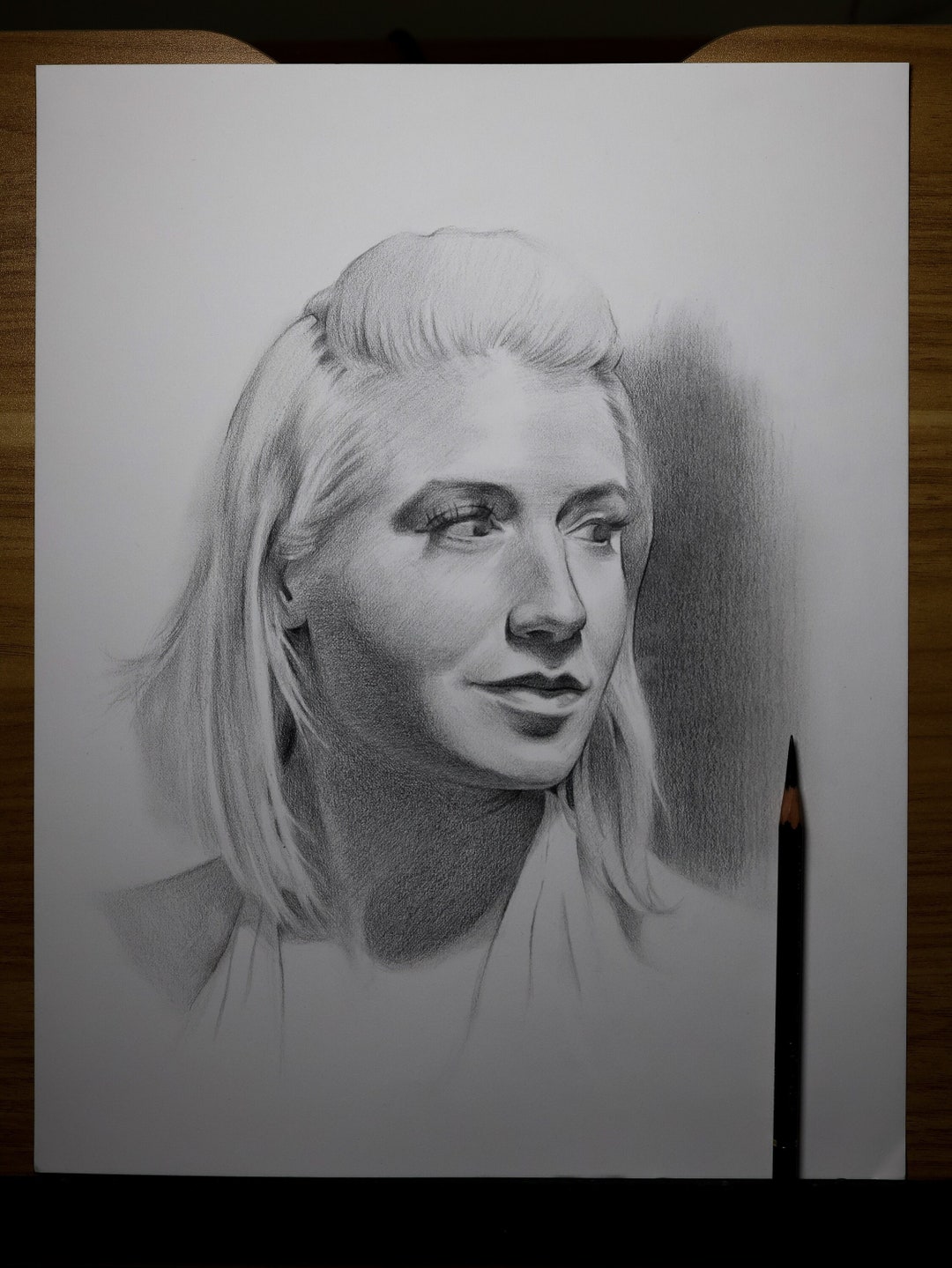 Custom Hand Drawn Portrait - Fine Art Portrait - Premium Pencil Drawing ...