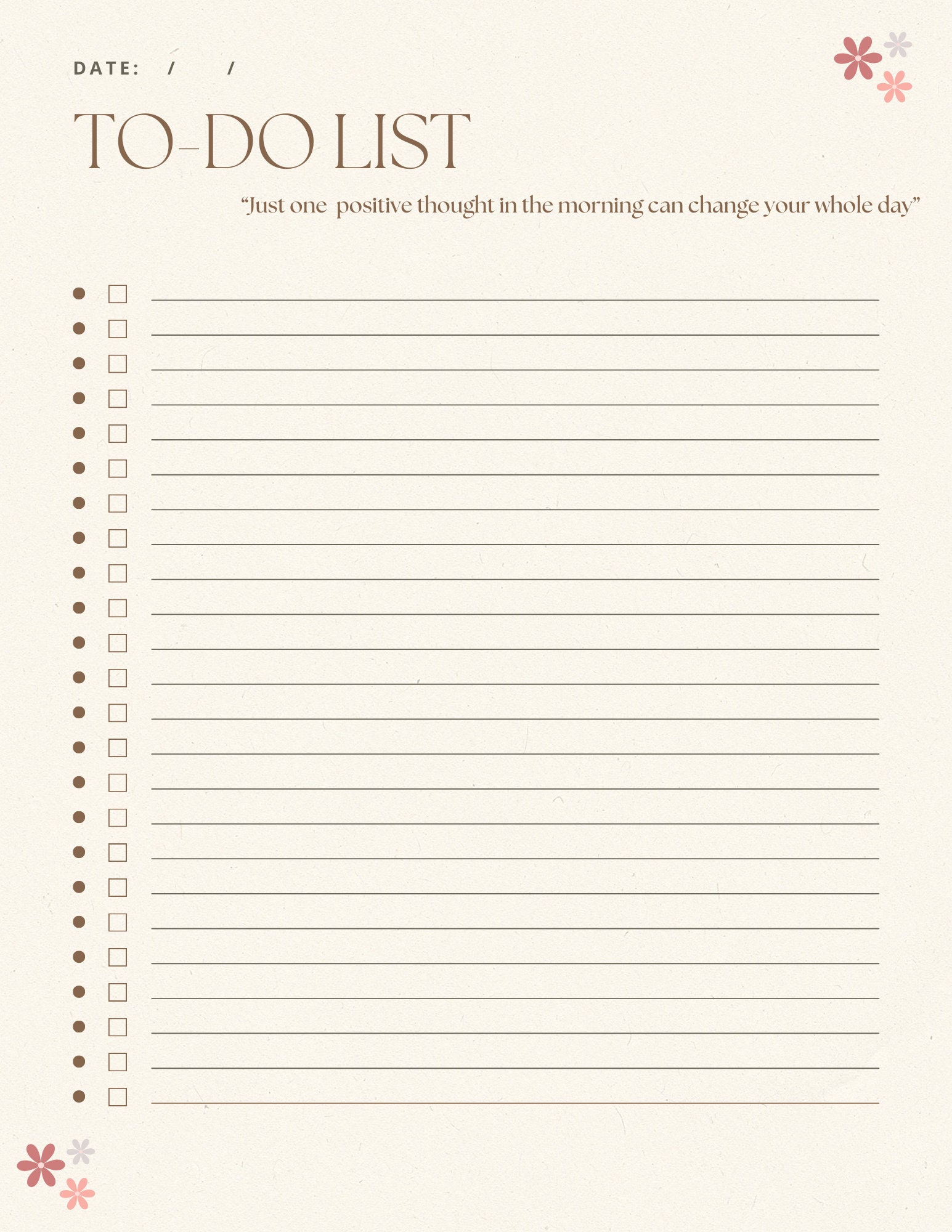 Digital/printable To-do List - Etsy