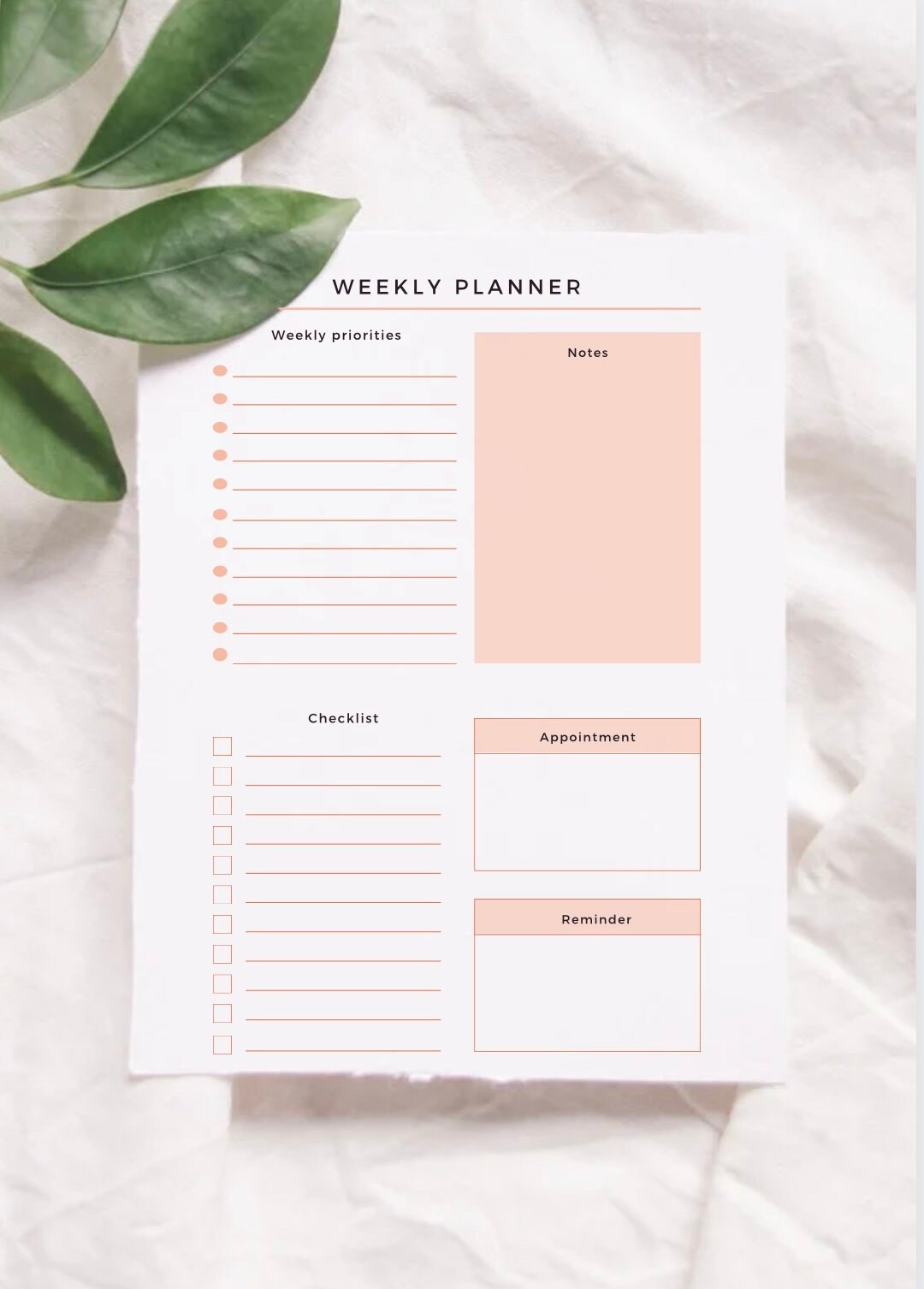 Digital and Printable Planner - Etsy