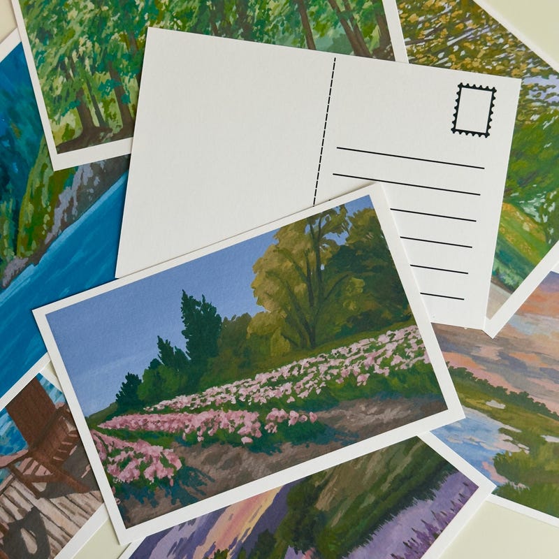 Postcard Stamp - Etsy