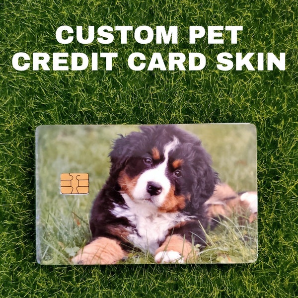 Dog Credit Card Skin - Etsy